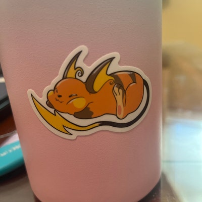 Cute Psyduck Squish Faced Sticker, Kawaii Duck Sticker, Psyduck Laptop ...