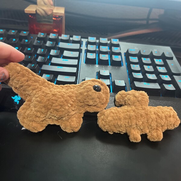 Dinosaur Chicken Nuggets Crochet Pattern: Food Amigurumi (PDF Pattern ...