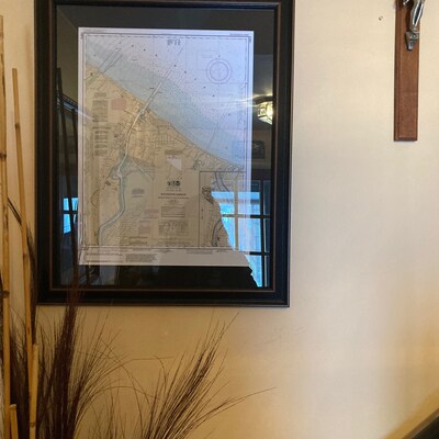Framed Nautical Map 13287 : Saco Bay, ME - Etsy