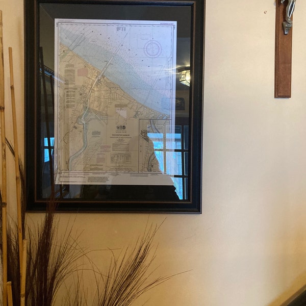 Framed Nautical Chart - Block Island Sound, Point Judith to Montauk ...