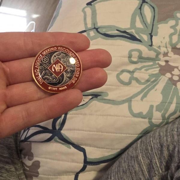 Custom 12-step Medallion | Personalized Clean Time Token| Ying Yang ...