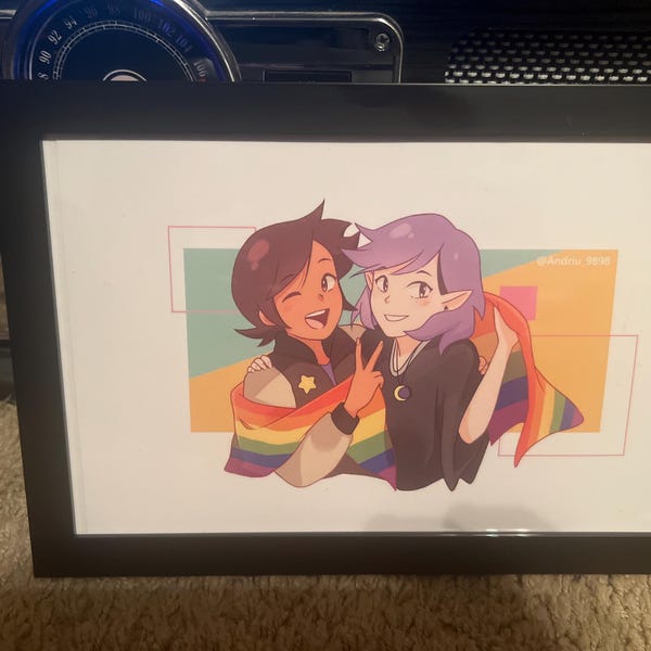 Blitz and Stolas Helluva Boss Print Blitzo Poster B5prints - Etsy