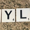 3x3 Scrabble Tiles, Scrabble Letters - Scrabble Wall Decor, Scrabble ...