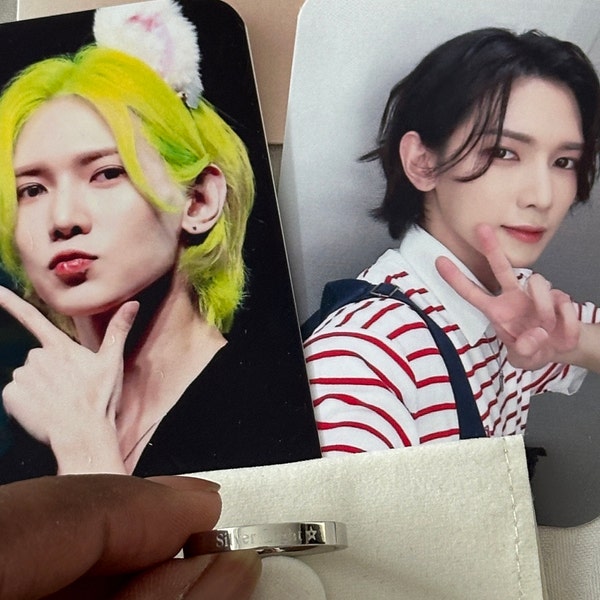 ATEEZ RING/ Personalized Ring, Kpop, Atiny, Subtle Engraved Ring ...