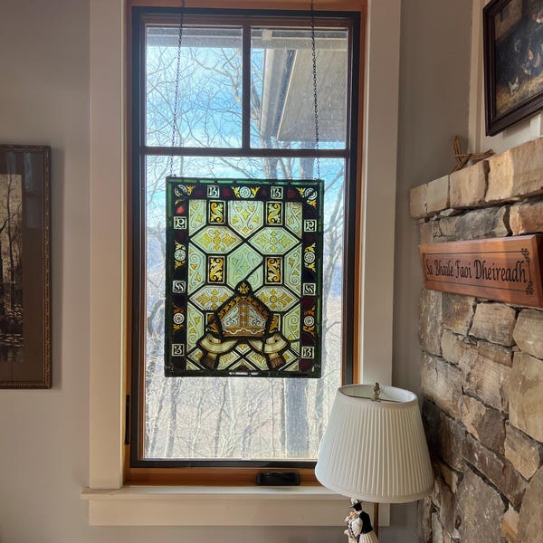 Rare Original 18th Century English Antique Stained Glass Georgian ...