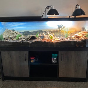 Brown Rock / Stone Aquarium Background Rocky Fish Tank | Etsy