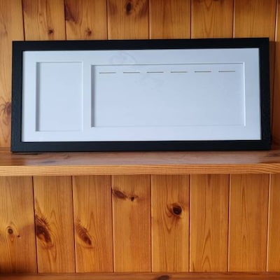 Wooden Multi Aperture Photo Frame. Holds Two 5x7 and Twelve 2x3 Sized ...