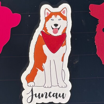 Personalized Boston Terrier Dog Sticker // Custom // Gift for Dog Lover ...