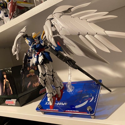 Premium Large Gunpla Acrylic Display Base With Standoffs 1/100 and 1/ ...