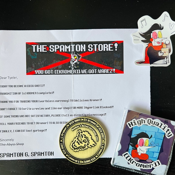 Deltarune KROMER Coin - Etsy