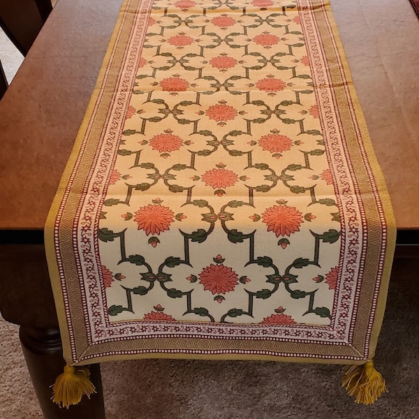 French Elegance Floral Table Runner Chic Home Decor Personalized ...