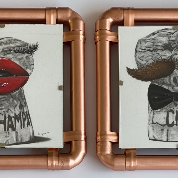Copper Pipe Photo Frames - Etsy
