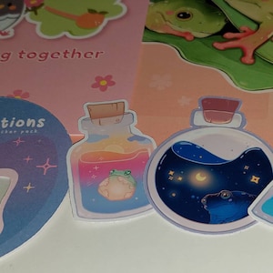 Frog Potions Frog Sticker Sticker Pack Laptop Sticker Vinyl Sticker ...
