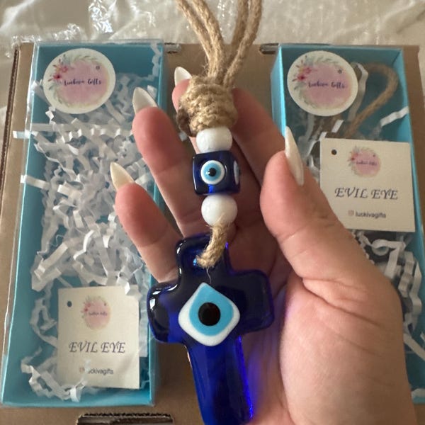 Evil Eye Wall Hanging,gilded Evil Eye Bead,evil Eye Wall Decor,perfect ...