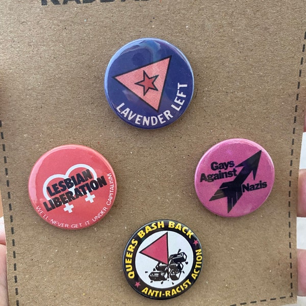 4 Lesbian Anti-fascist Leftist Socialist Anti-capitalist LGBT Gay ...