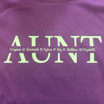 Aunt SVG, Auntie Svg, Best Aunt SVG, Aunt Split Name Frame Svg, Aunt ...