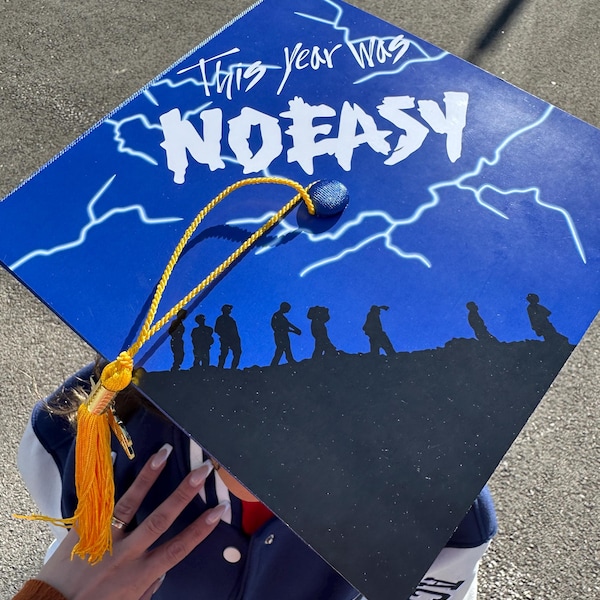 Black Glitter CARDSTOCK for Grad Cap | BLANK Template | Black Glitter ...