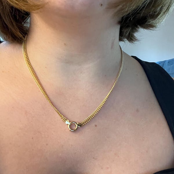 14K Solid Gold Lawyer Necklace, Libra Necklace, Justice Necklace ...