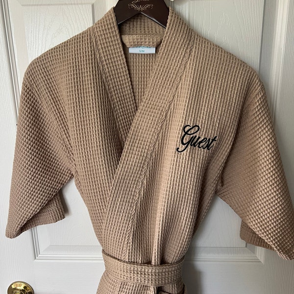 Mr and Mrs Robes Luxury Personalized Bathrobe, Embroidered Fleece Gift ...
