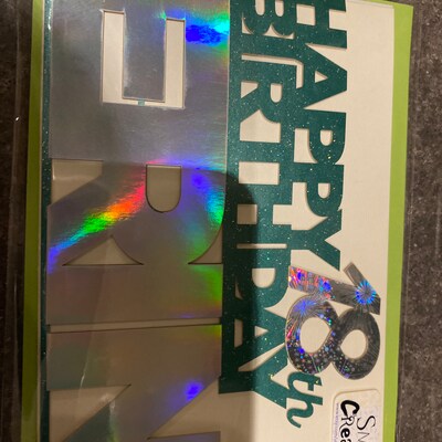 Personalised Number Birthday Card - Etsy