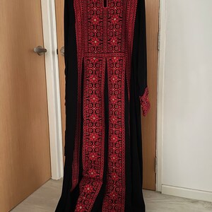 Modern Long Sleeve Jacket Embroidery, Traditional Palestinian Jordanian ...