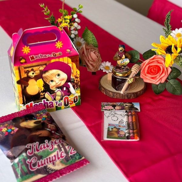 Masha and the Bear - Chip Bag Label -DIGITAL DOWNLOAD - Masha and the ...