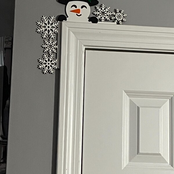 Halloween Door Corner With Spider Webs, Ghosts, and Bats. Left or Right ...