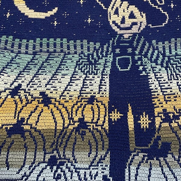 Festive Fireplace Overlay Mosaic Crochet Pattern - Etsy