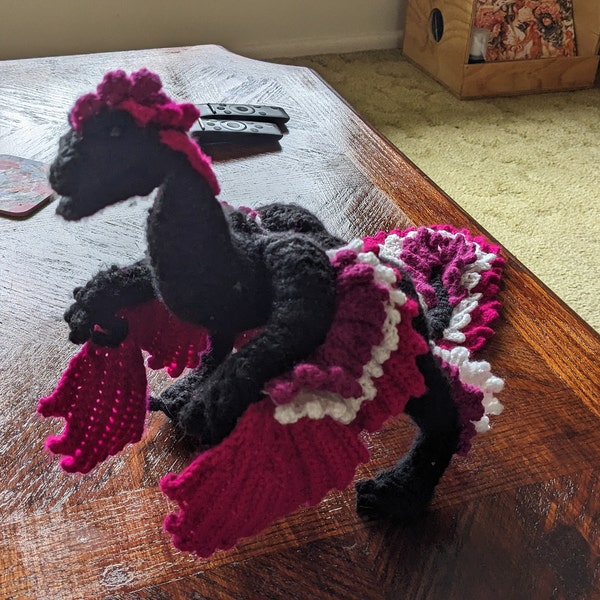 Microraptor Dinosaur Crochet Pattern by Crafty Intentions DIGITAL PDF ...