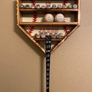 Baseball Homeplate 13 Ball Display Case Holder - Etsy