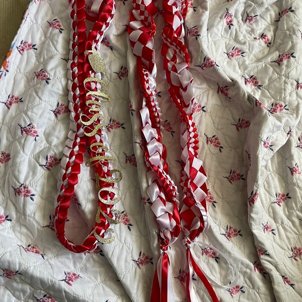 Hawaii Two Color Satin Ribbon Graduation Cap Fancy Class of 2024 ...