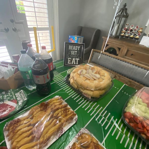 Chalk Football Sign Printables | Get Your GAME FACE ON | Digital ...