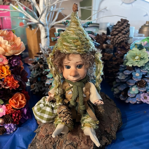 Tiny Elf, Forest Elf, Wandering Elf: ARION Handmade Porcelain Doll ...