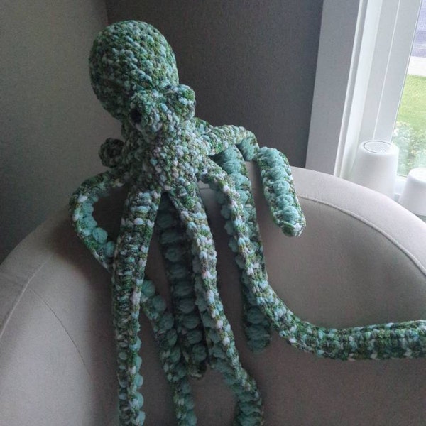 CUSTOM ORDER - Made to Order - Extra Large Octopus | 31” Plush Crochet ...