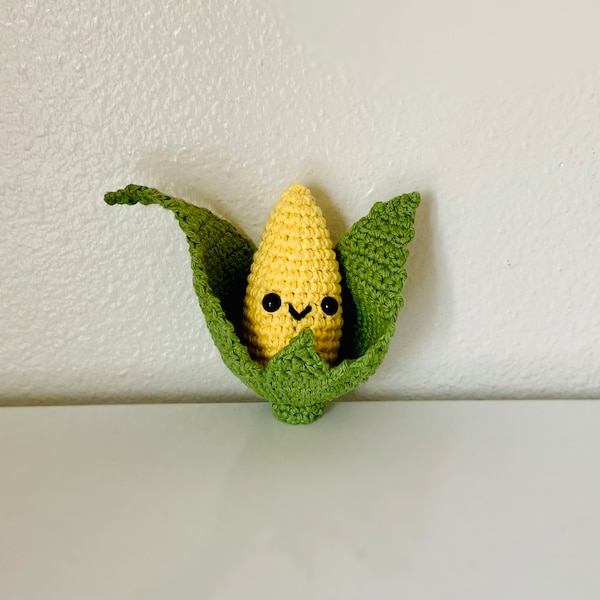 CORN Crochet Pattern - Amigurumi Corn on the Cob Pattern. Crochet ...