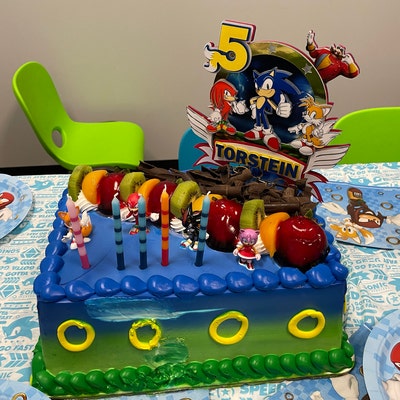 Sonic and Friends Cake Topper - Etsy