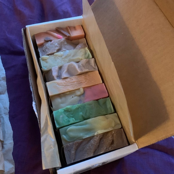 Soap, 5 Bars of Handmade Soap, Bar Soap, Vegan Soap, Homemade Natural Soap. **click Item ...