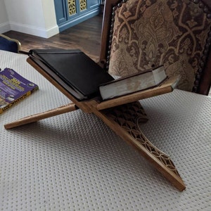 Wooden Book Stand,bible Holder,quran Stand,book Stand,cookbook Stand ...