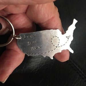 Best Friends Map Custom Long Distance Friendship State Key - Etsy