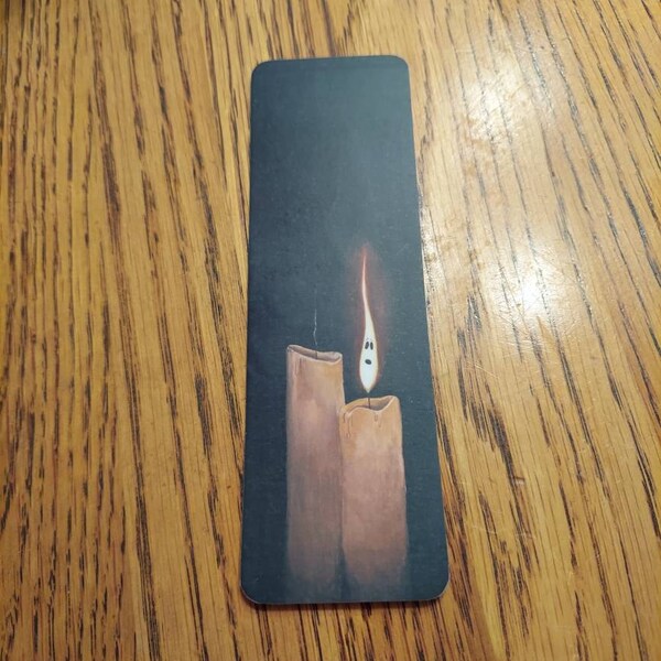 Sad Candle Bookmark | Candlelight Bookmark | Book Lovers Gift | Gift ...