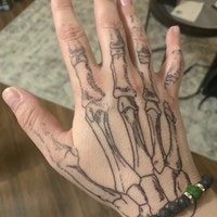 Coco Skeleton Hands Temporary Tattoos for Cosplay. Skull - Etsy Canada