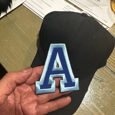 3 Numbers College Varsity Letterman Embroidered Iron on - Etsy