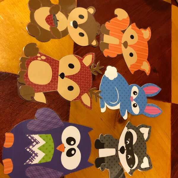 Woodland Animals, SVG Cut Files, Woodland Nursery, Baby Forest Animals ...