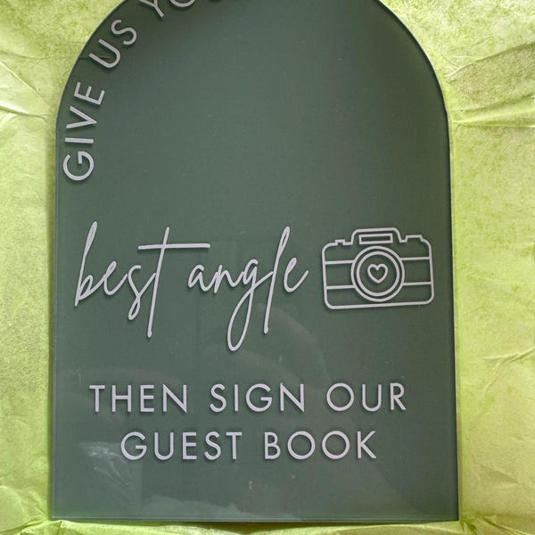 Large Arch Wood Sign | Event Signs | Custom Backdrops | Personalised ...