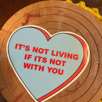 Babe You Look so Cool Robbers the 1975 Vinyl Candy Heart - Etsy