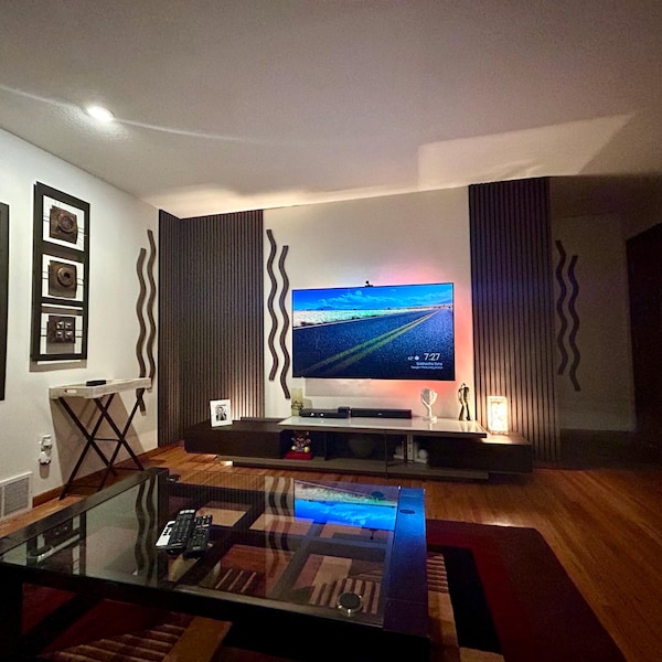 Fully Rotatable Wood Slats | Customizable Room Dividers | Adjustable ...