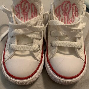 Monogrammed Chuck Taylor Classic Converse Shoes Toddler & Youth - Etsy