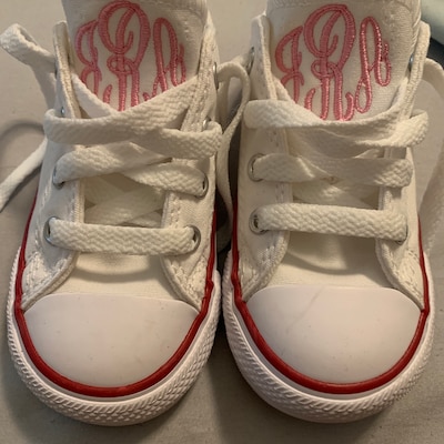 Monogrammed Chuck Taylor Classic Converse Shoes Toddler & Youth - Etsy