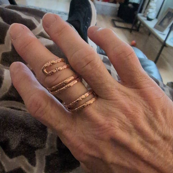 Copper Splint Ring , Arthritis Finger Support Jewelry - Etsy