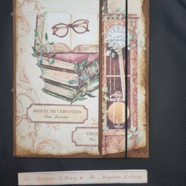 The Forgotten Library Junk Journal Kit, Books Junk Journal Kit ...